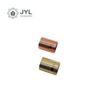 China Zinc Alloy Perfume Caps Arabian Style Cylinder Shape Public Mold 2000 pcs MOQ for sale