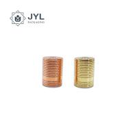 China Zinc Alloy Perfume Caps Arabian Style Cylinder Shape Public Mold 2000 pcs MOQ for sale