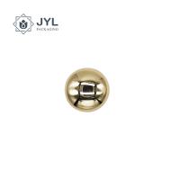China Zinc Alloy Perfume Cap 30g 4cm Golden Non-Spill Round Metal Bottle Cap for sale