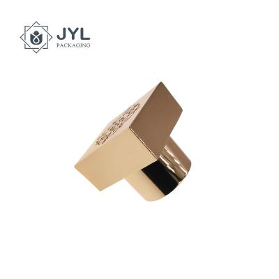 China Square Zamac Perfume Bottle Lid with Engraving Logo for Luxury Niche Brands 2000 pcs MOQ for sale