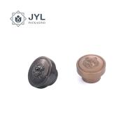 China Zinc Alloy Zamac Liquor Bottle Caps Electroplating Metal Round 28mm for sale