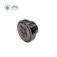 China Zinc Alloy Zamac Liquor Bottle Caps Electroplating Metal Round 28mm for sale