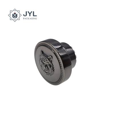 China Zinc Alloy Zamac Liquor Bottle Caps Electroplating Metal Round 28mm for sale