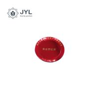 China Custom Reusable Aluminum Adhesive Sticker Labels Anti Corrosion Moistureproof 3cm Round for sale