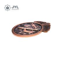 China Rustproof Recyclable Metal Embossed Stickers , Multipurpose Metal Label Sticker for sale