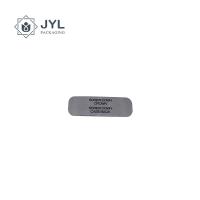 China Custom Zinc Alloy Metal Name Plates Anticorrosive Engraved Wine Tags 50x20mm for sale