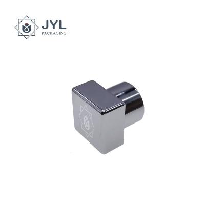 China Zamac Perfume bottle Cap Square Shape Public Mold Recyclable Material for sale