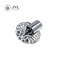 China Luxury Zamac Perfume Cap Customized Design Flower Shape For FEA15 Bottle for sale