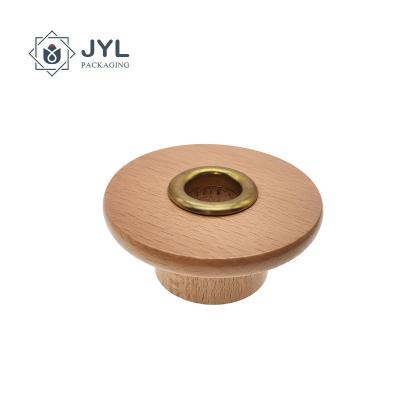 China Custom Bamboo Reed Diffuser Cap 2000pcs MOQ Recyclable Moistureproof Wooden Bottle Cap for sale