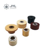 China Custom Oak Wood Reed Diffuser Bottle Cap Leakproof Reusable Perfume Bottle Top 2000 pcs MOQ for sale