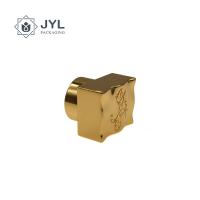 China Zinc Alloy Perfume Bottle Cap Custom Size Gold Color for FEA15 Europe Style for sale