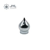 China Custom Round Heavy Zinc Alloy Metal Perfume Cap Lid 3.5cm Antibacterial Anti Corrosion for sale