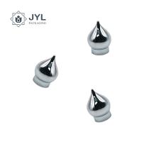 China Custom Round Heavy Zinc Alloy Metal Perfume Cap Lid 3.5cm Antibacterial Anti Corrosion for sale