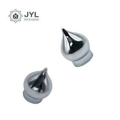 China Custom Round Heavy Zinc Alloy Metal Perfume Cap Lid 3.5cm Antibacterial Anti Corrosion for sale