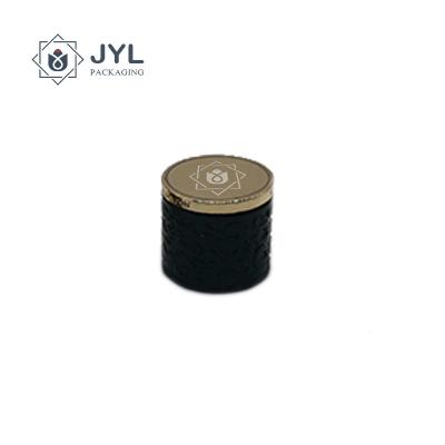 China Rose Gold Aluminum Perfume Cap for FEA15 Bottle with Custom Engraved Logo for sale