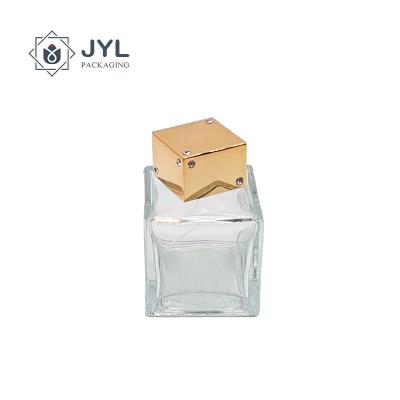 China Rectangle Aluminum Perfume Caps Lid Plating Painting Anti Strong Perfume 12 Years Manufacturer for sale