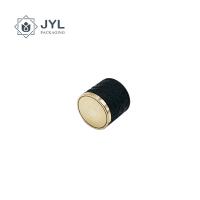 China Custom Aluminum Magnetic Perfume Cap with Leather and Laser Logo 2000pcs MOQ for sale