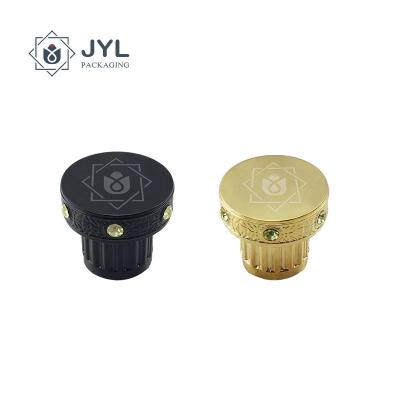 China Custom Zamac Perfume Bottle Caps 20mm for Luxury Niche Brands Arabian Style for sale