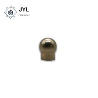 China Lightweight Cologne Bottle Caps , Ball Shape Zamac Perfume Cap for sale