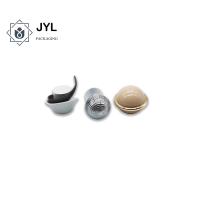 China Custom Zamac Metal Perfume Cap 60-70g Corrosion Resistant Golden Emboss Logo for sale