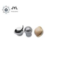 China Custom Zamac Metal Perfume Cap 60-70g Corrosion Resistant Golden Emboss Logo for sale