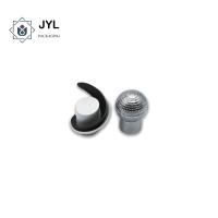 China Custom Zamac Metal Perfume Cap 60-70g Corrosion Resistant Golden Emboss Logo for sale