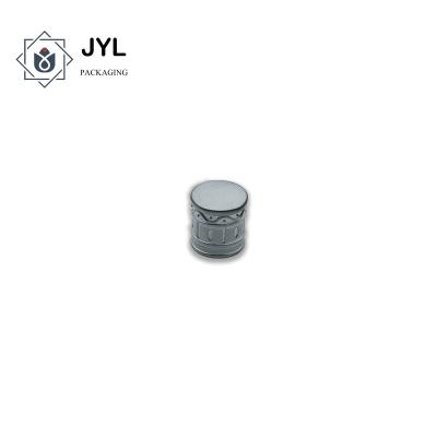 China Mat Silver Aluminum Perfume Caps for Luxury Niche Perfume Packaging 2000pcs MOQ for sale