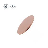 China Custom Resin Candle Lid Cover Round Marble Effect Dustproof 80mm 100mm for sale