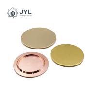 China 70-80mm Gold Candle Lid Cover Multifunctional Anti Rusting Recyclable Resin Candle Lid for sale