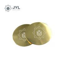 China Recyclable Engraved Candle Lids , Lightweight Rustproof Candle Gold Lid for sale