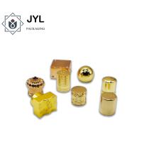 China Zinc Alloy Custom Perfume Cap 24mm Gold Finish OEM Manufacturer for sale