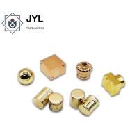 China Zinc Alloy Custom Perfume Cap 24mm Gold Finish OEM Manufacturer for sale