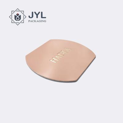 China Custom 0.5mm Aluminum Labels Stickers Matte Hot Stamping for Perfume Packaging for sale