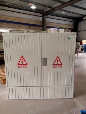 China Double Door Fiberglass Enclosure Box Free Standing Polyester IEC60947 - 1 for sale