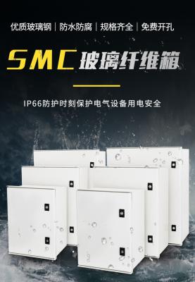 China SMC Cable Fiberglass Enclosure Distribution Box With Double Locks CE Standard for sale