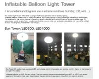 China 1000w Tripod Moon Balloon Light With Transportable Mobile Lighting Vehicle for sale