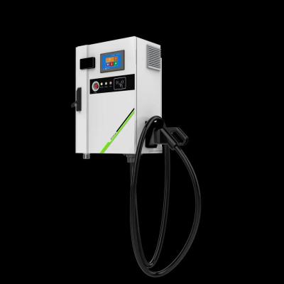 China OCPP Level EV DC Charging Station 2 CCS Type2 Wallbox 30KW Wifi IP54 for sale