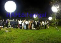 China Outdoor Event Moon Balloon Light Decorative Customized Logo 36000 Lm 4 X 120w for sale
