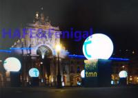 China Activity Lighting Moon Balloon Lights LED 4 X 500w DMX512 Remote Control for sale