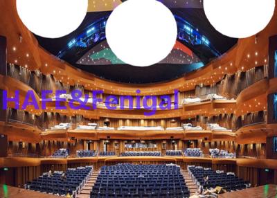 China Hanging Decorative Moon Inflatable Balloon Lights Polysilk 160cm LED 400W 800W for sale