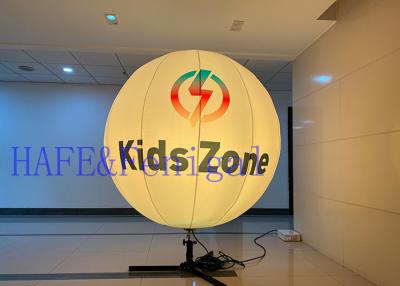China Decorations Inflatable Moon Balloon LED Light Custom Stand 400W 160cm for sale