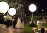 China Event Inflatable Moon Ballon Light Advertising Tripod Ball Halogenlamp​ 2000W 90cm for sale