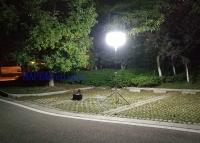 China Portable Tripod LED Balloons Rescue Lights 360degree Glare Free Industrial  3000W for sale