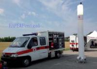 China Aska Inflatable Lighting Tower Portable Emergency System HMI1000W 5M 360 Degree for sale