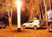 China Portable Inflatable Lighthouse Tower Emergency Advertising Hmi 1000W for sale