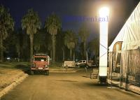 China Portable Emergency Lighting Inflatable Tower System HMI1000W   360 Degree for sale