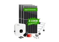 China Home Module Kit Solar Generator System 12kw 10kva 20kw 100kw PV Power On Grid for sale