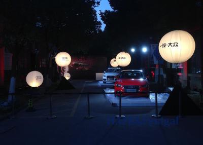 China Commercial Inflatable Balloon Light 3m Custom PVC Air Ball With LED Light 800W for sale