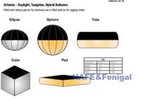 China Ellipse 1.8kw Helium Air-filled Dimmable LED CRMX Control Film Movie Sets Balloon Light for sale