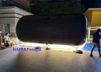 China 1.8kw Tube Helium Air Filled Bi Color LED DMX CRMX Control Balloon Lights Film for sale